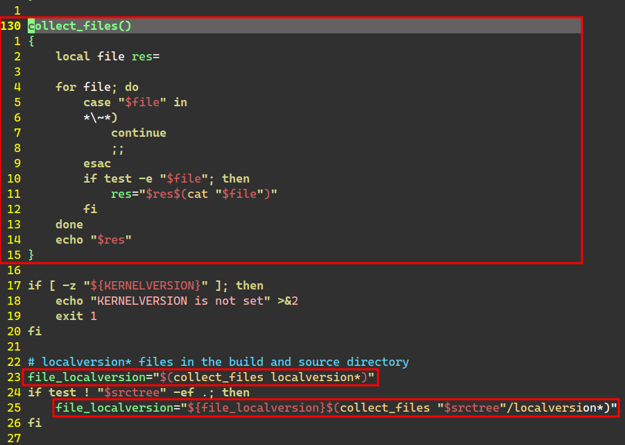 Where does your local Linux Kernel build get its kernel release version ...